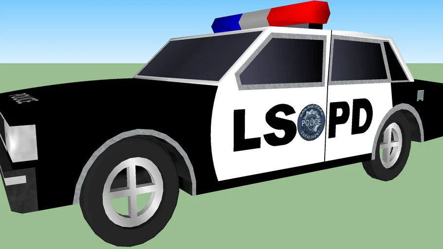 Los Santos Police Departament Car | 3D Warehouse