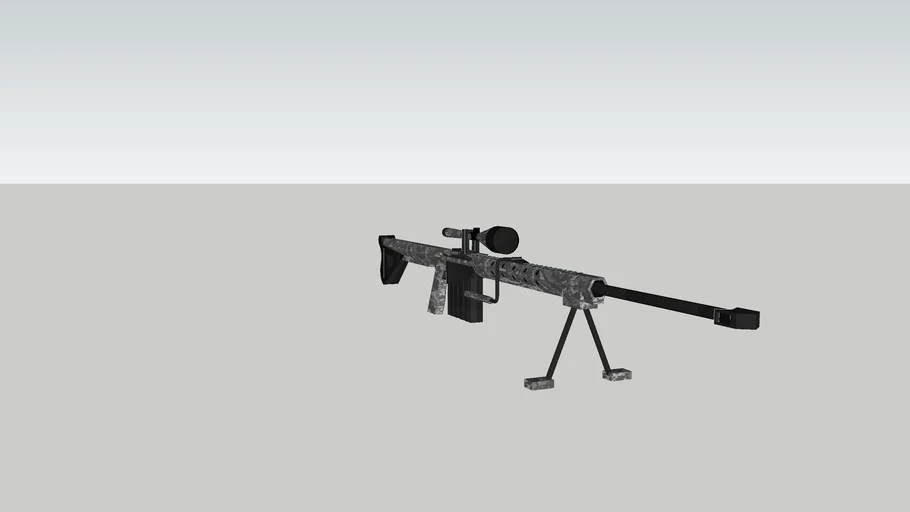 Barrett M107 .50 Caliber Rifle | 3D Warehouse