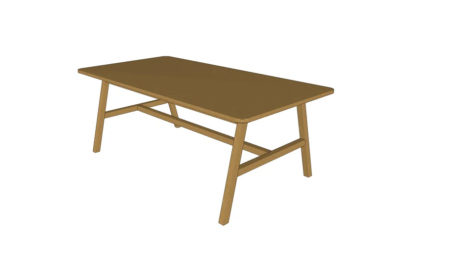 Agent Dining Table 2200 x 1000mm | 3D Warehouse
