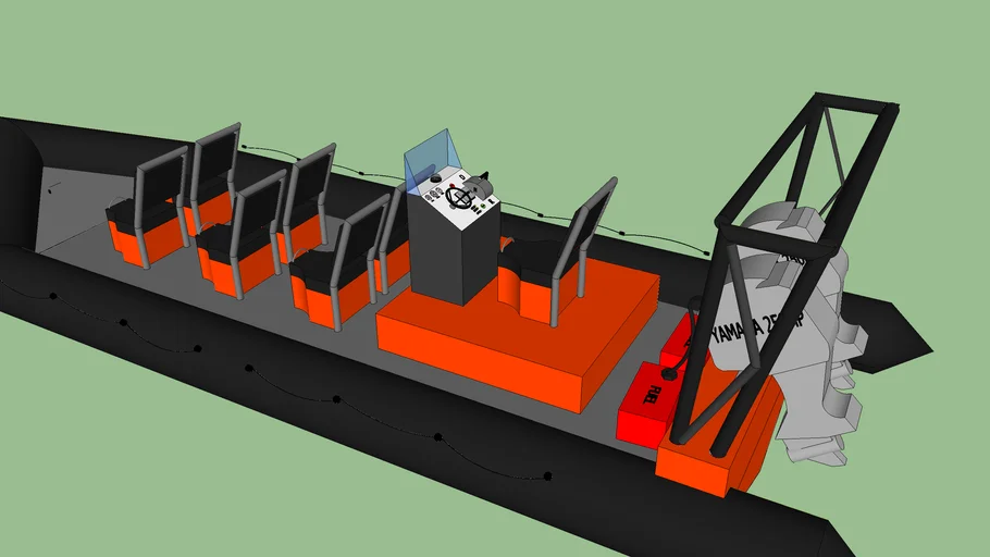 RIB Boat | 3D Warehouse