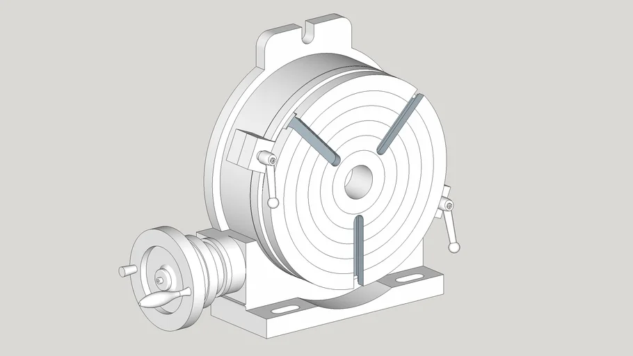 Vertex HV-12 Rotary Table. | 3D Warehouse