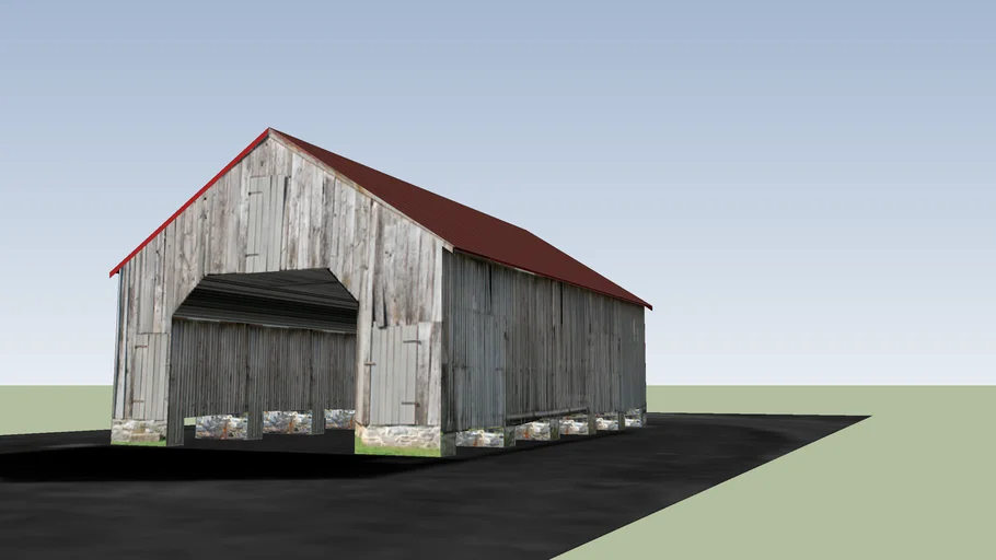 Best Farm Corn Crib on Monocacy National Battlefield | 3D Warehouse