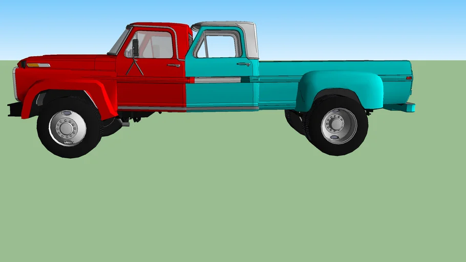 1970 Ford F600 crew cab (unfinished) | 3D Warehouse