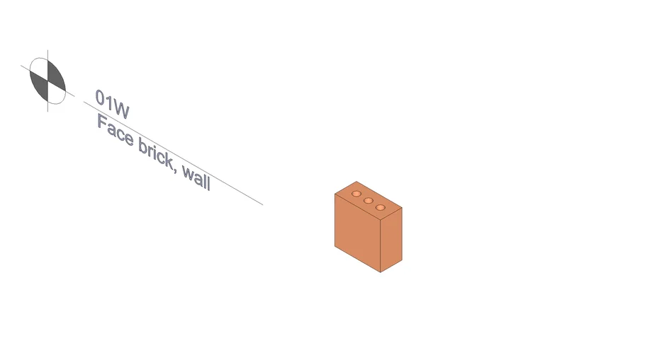 01W Face brick, wall | 3D Warehouse
