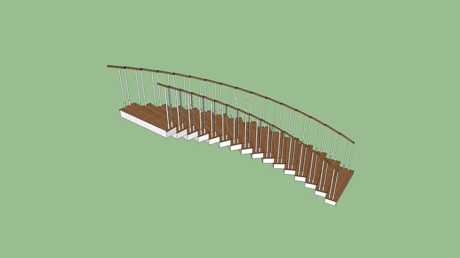 Curved Staircase | 3D Warehouse