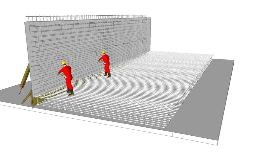 Rebar Wall and Slab | 3D Warehouse