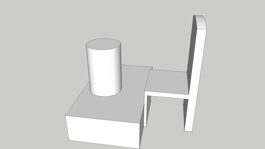 Chair & Stamp | 3D Warehouse