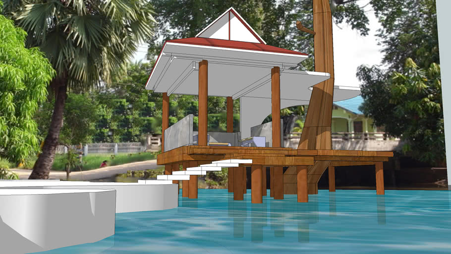 House: Rest Area Sukhothai, MaeRumPun Riverside | 3D Warehouse