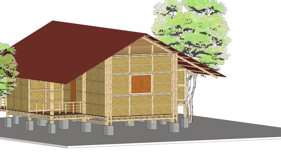 bamboo house | 3D Warehouse