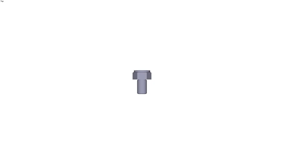 Threaded foot manufactured M16 x 15 mm | 3D Warehouse