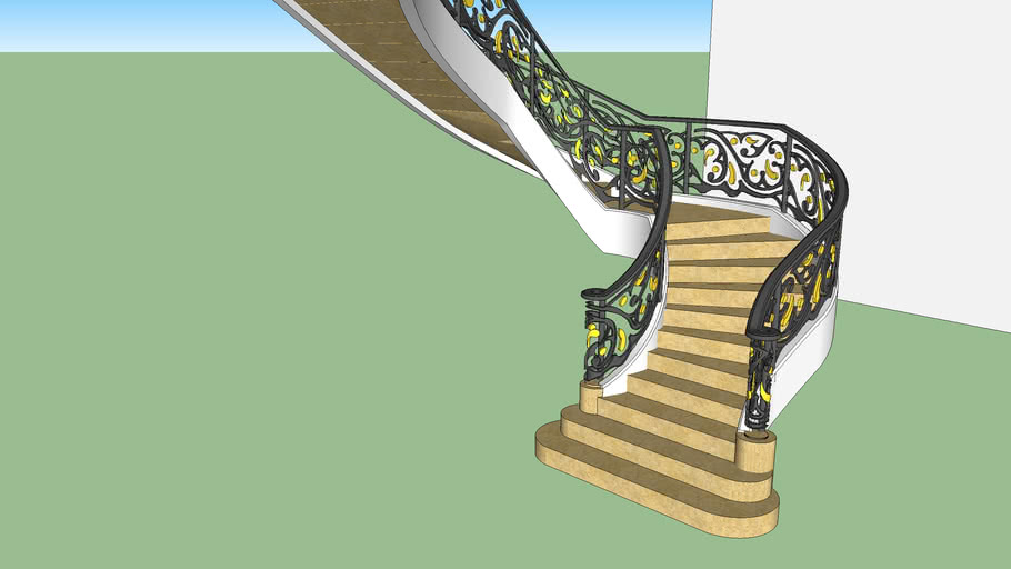 stair/tangga klasik | 3D Warehouse