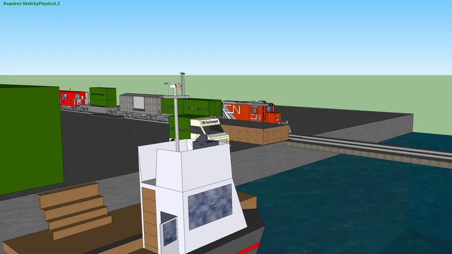 dock scene | 3D Warehouse