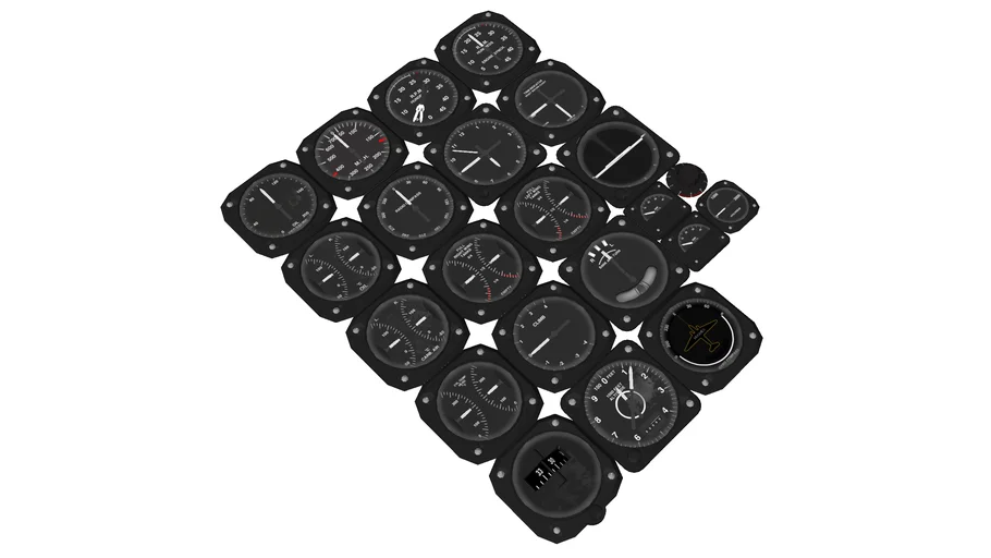 aircraft instruments | 3D Warehouse