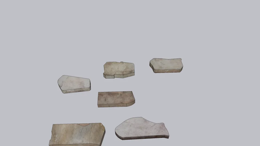 Castohn 7 inch irregular steps | 3D Warehouse