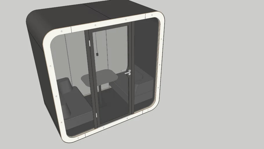 Framery Q black pod | 3D Warehouse