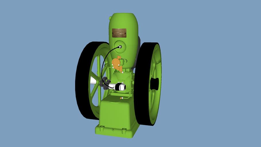 Petter Junior Oil Engine | 3D Warehouse
