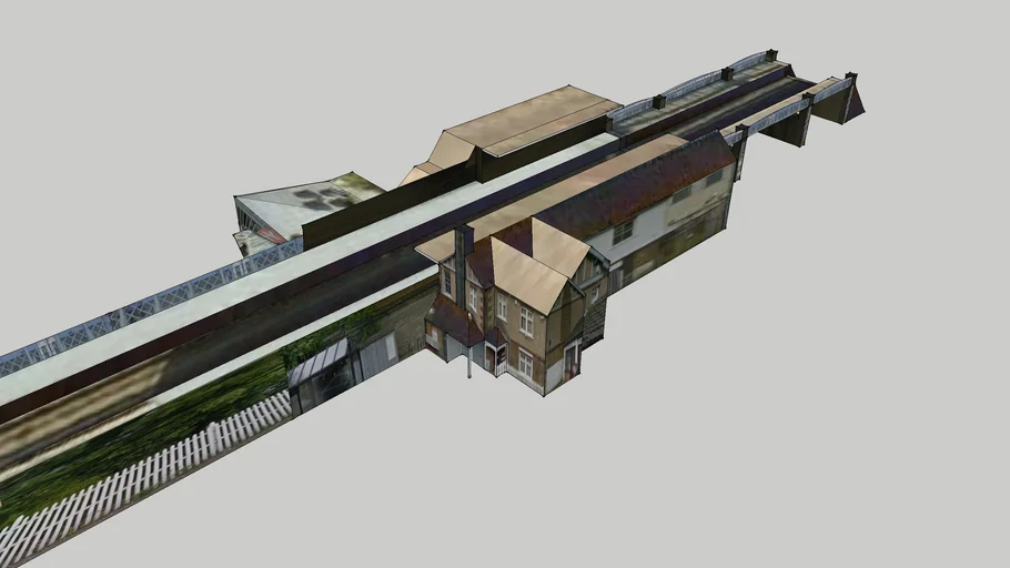 benfleet train station & bridge | 3D Warehouse