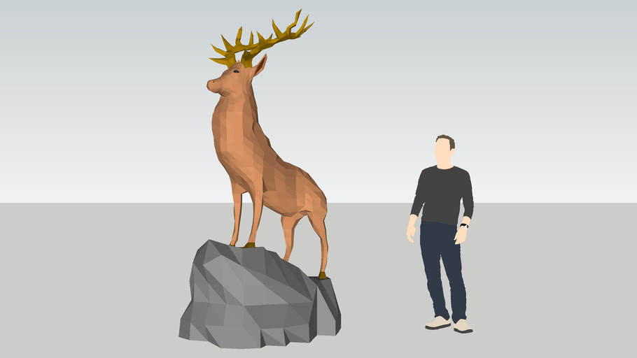 Low-poly Deer | 3D Warehouse