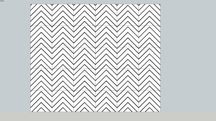 Zig Zag Pattern Tile | 3D Warehouse