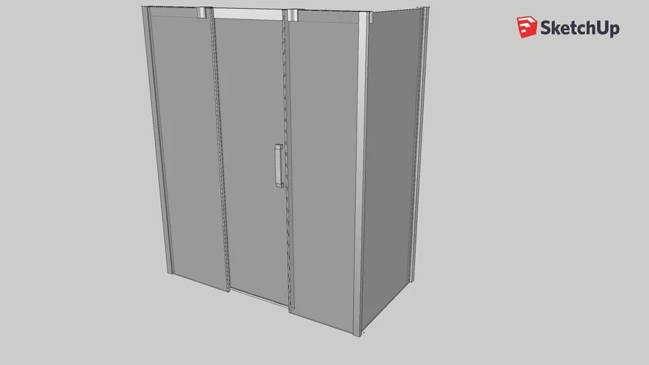 Spirit / Sana 1700 x 900mm Shower Enclosure LH 69248 / 69250 | 3D Warehouse