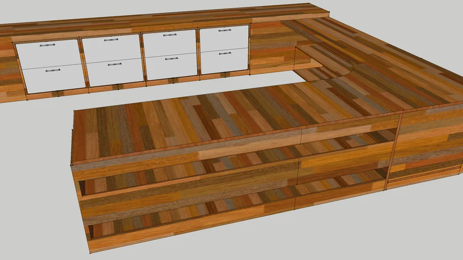 Office Desk | 3D Warehouse