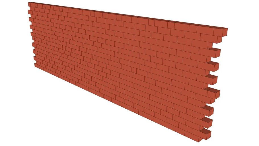 3D Brick Wall | 3D Warehouse
