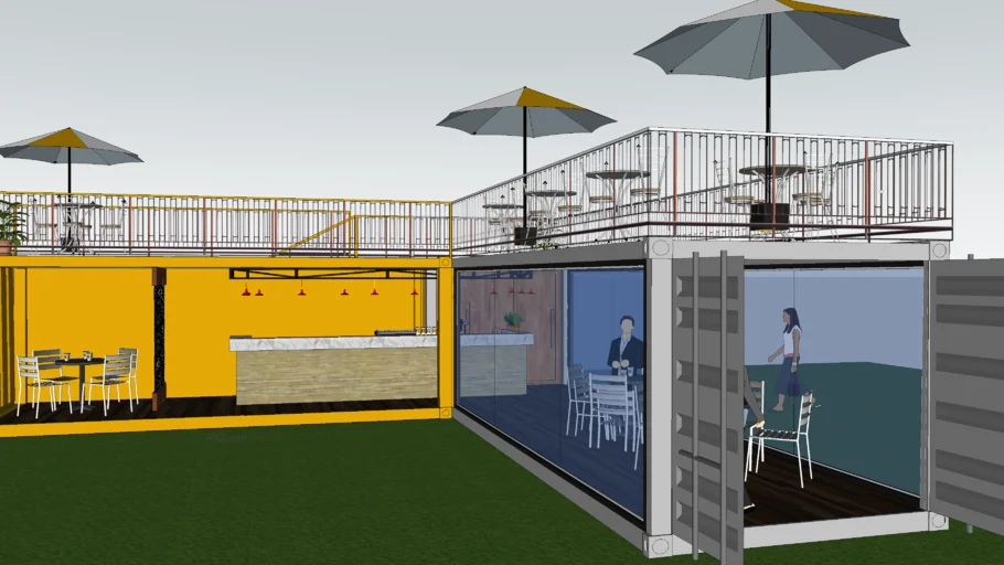 Container coffee | 3D Warehouse