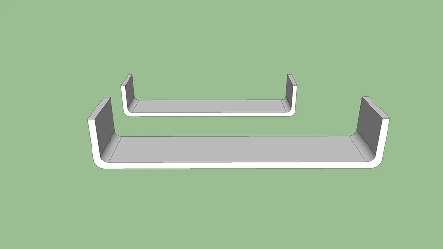 simple book shelve modern | 3D Warehouse