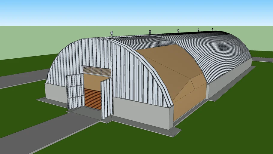 Grain storage hangar | 3D Warehouse