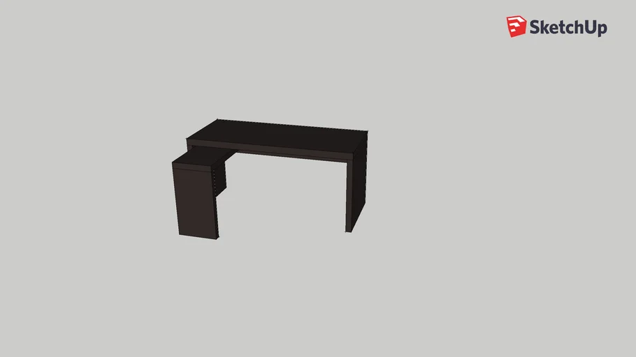 Modern desk | 3D Warehouse