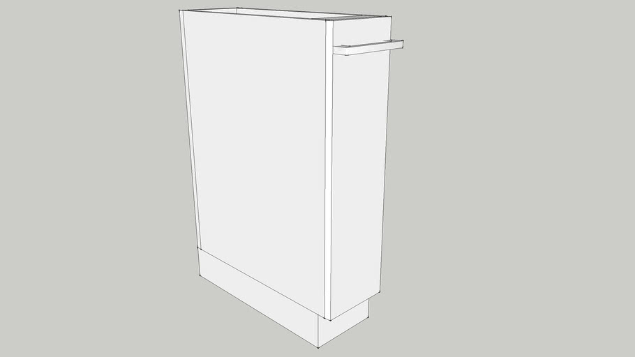 200 Base Module with One Shutter & One Adjustable Shelf 200X560X720 CID ...