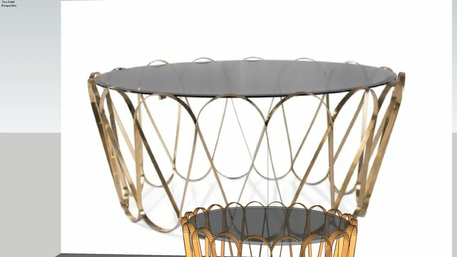Kingin Lotus Table | 3D Warehouse