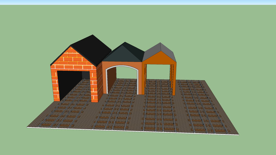 Skarloey Railway Engine Sheds | 3D Warehouse