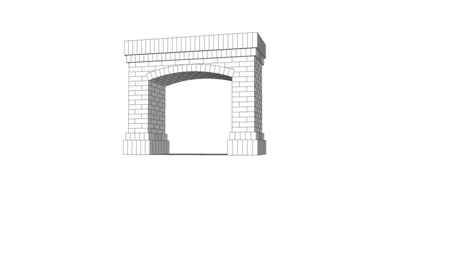 Segmental Arch Brick Entry | 3D Warehouse