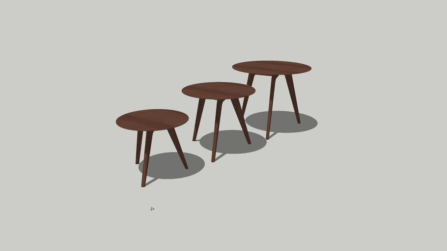 Mesa de Apoio Tree | 3D Warehouse