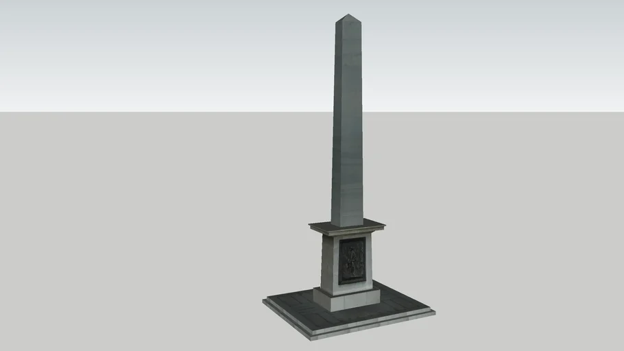 Nathanael Greene Monument, Johnson Square, Savannah, Georgia | 3D Warehouse