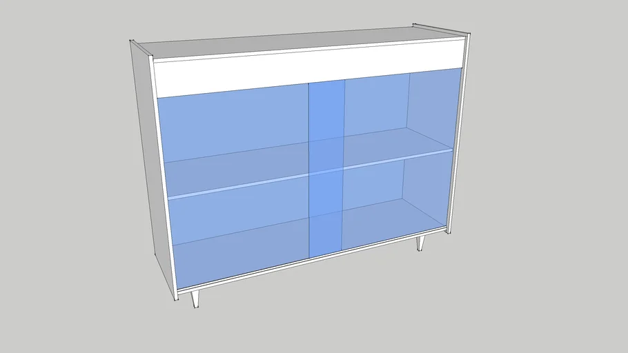 Glass Sliding Shelf | 3D Warehouse