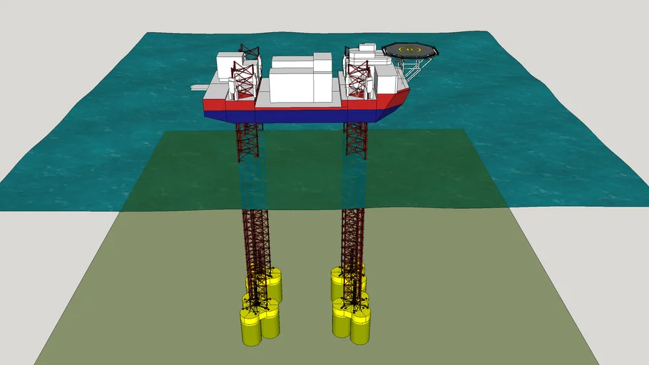 Haven Jack up rig | 3D Warehouse