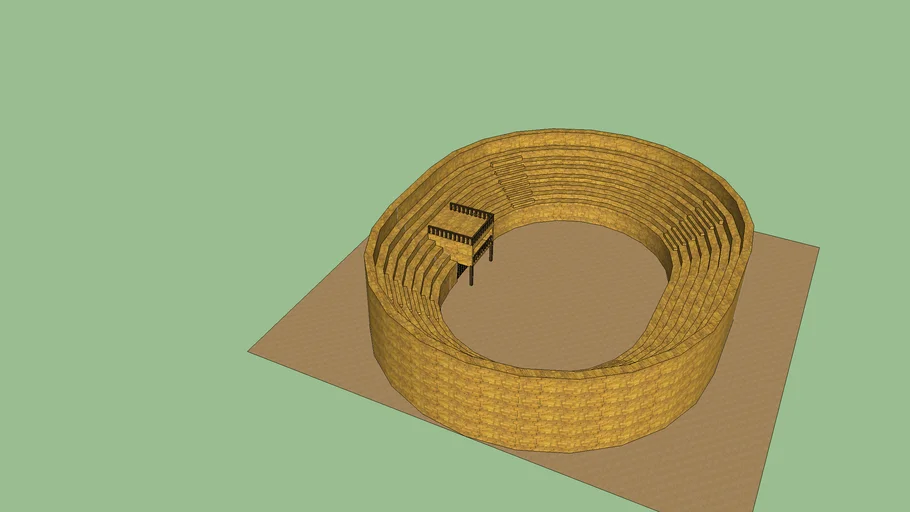 Roman gladiator arena (simple) | 3D Warehouse