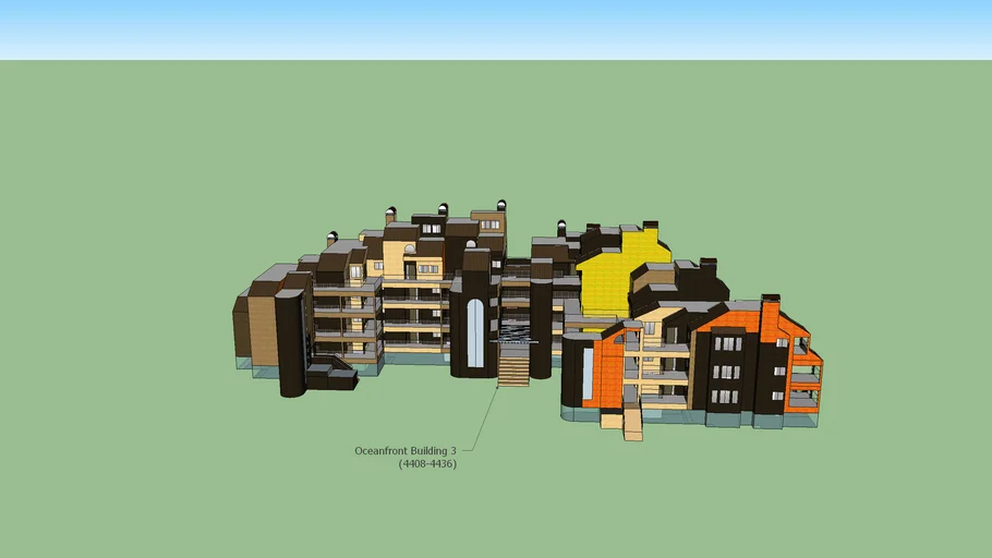 Oceanfront Building #3 - Siding 2019 | 3D Warehouse