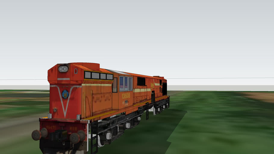 ALCO WDM 3D DIESEL LOCOMOTIVE, INDIAN RAILWAY BY RAJAT WARANG | 3D Warehouse