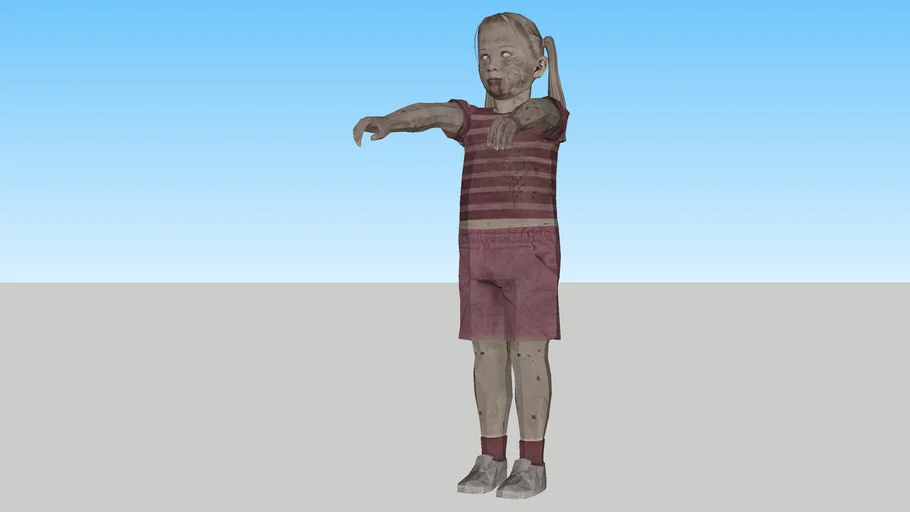 resident evil outbreak - Lucy Zombie | 3D Warehouse