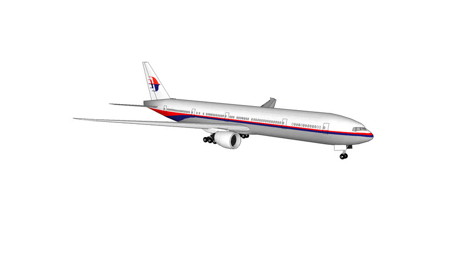 Malaysia Airlines Boeing 777-300ER | 3D Warehouse