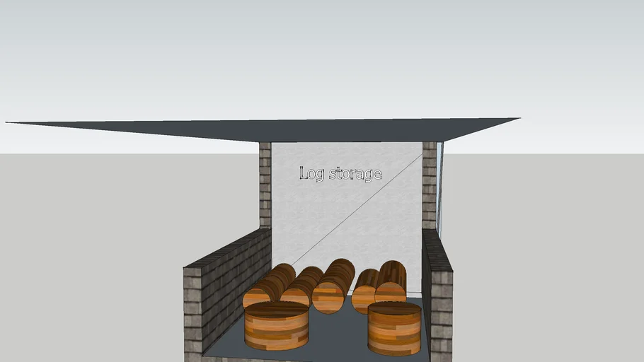 log storage | 3D Warehouse