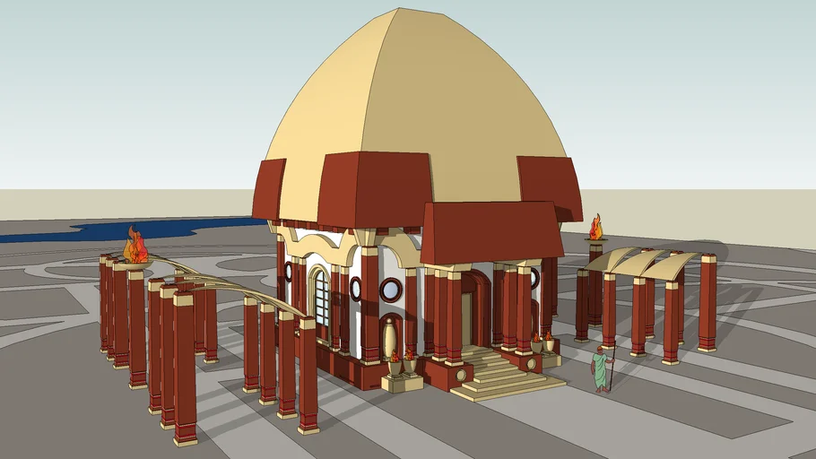 Temple Hut | 3D Warehouse