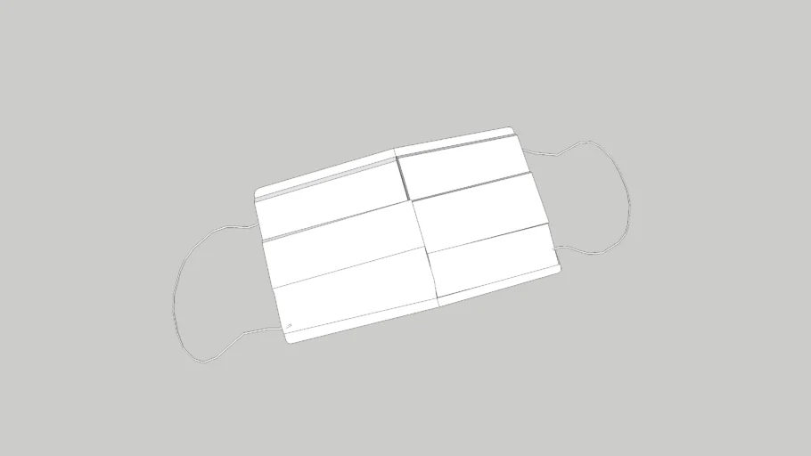 mask, facemask, surgical mask | 3D Warehouse