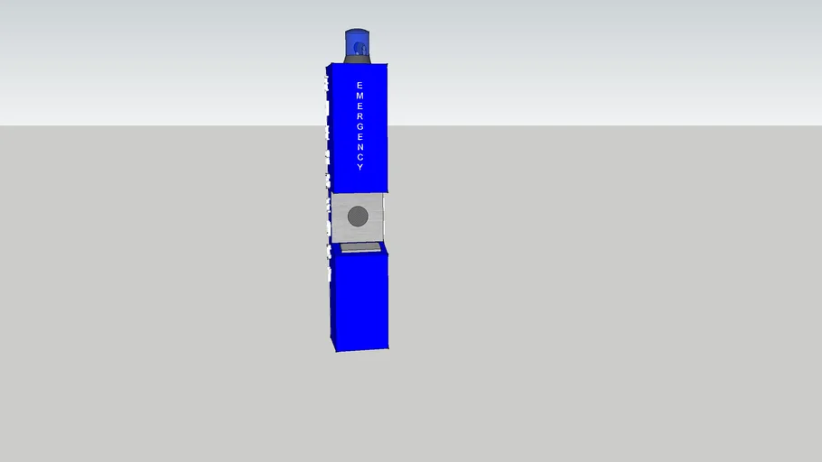 SBEIII Emergency Call Box | 3D Warehouse