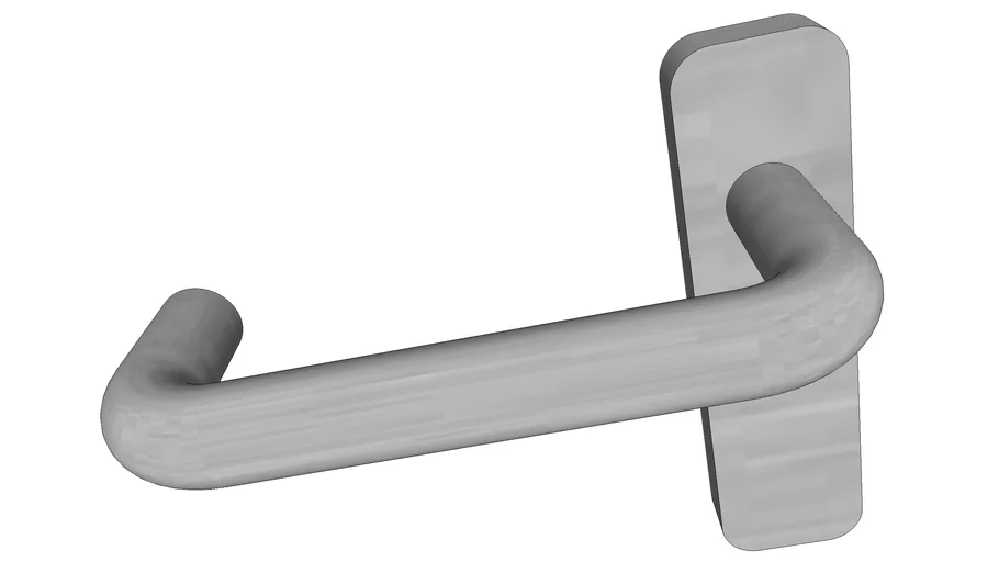 Aluminium door handle | 3D Warehouse