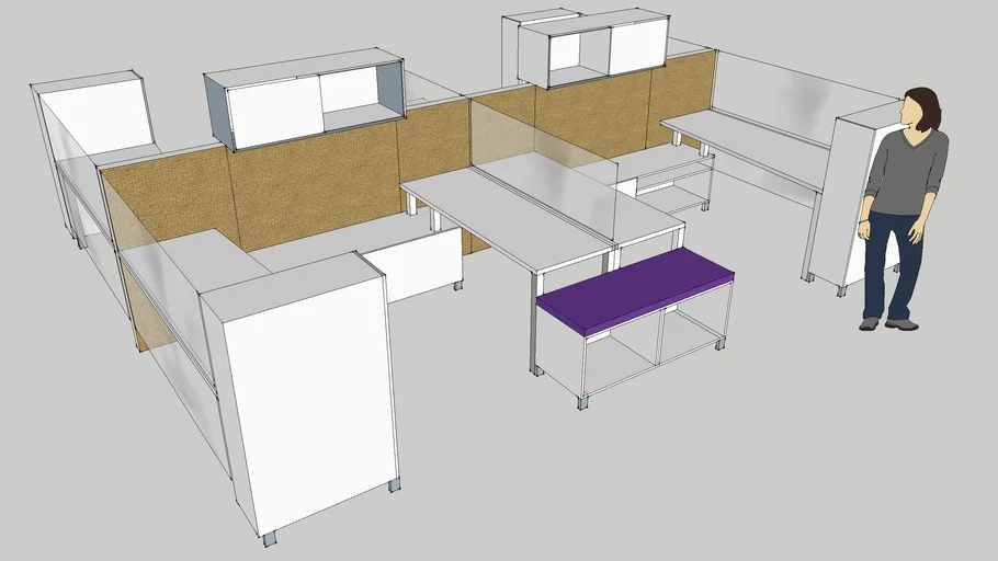 Workstation Quad - AIS Matrix/Calibrate | 3D Warehouse