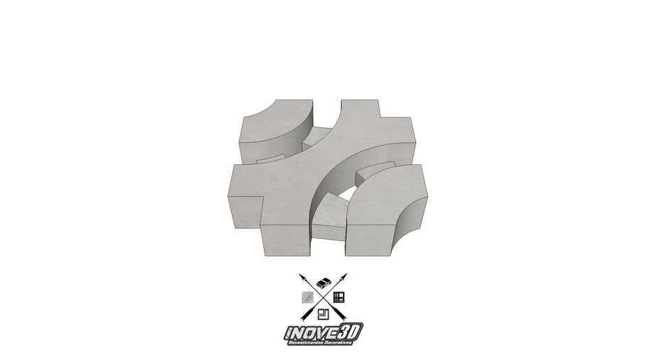 CONCREGRAMA SINUOSO B7 | 3D Warehouse